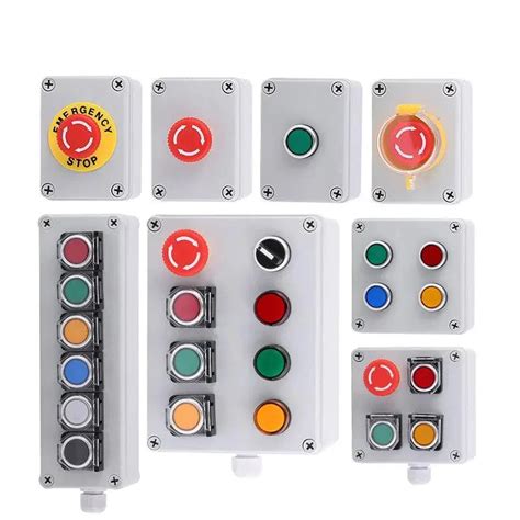 Multiple Specifications With Button Switch Box Emergency Stop Start