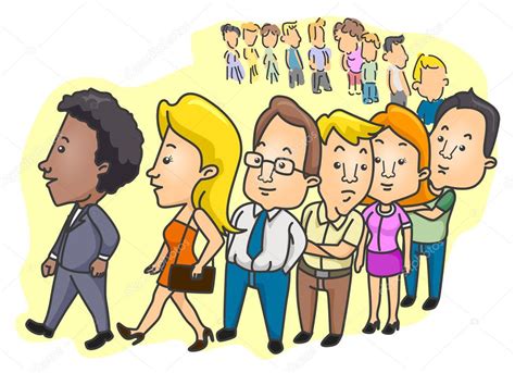 Queue Stock Vector Image By ©lenmdp 3919921