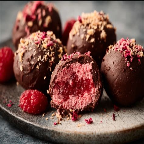 Irresistible Dark Chocolate Raspberry Truffles Chirecipes