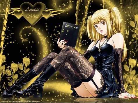 Death Note Misa Wallpapers Wallpaper Cave