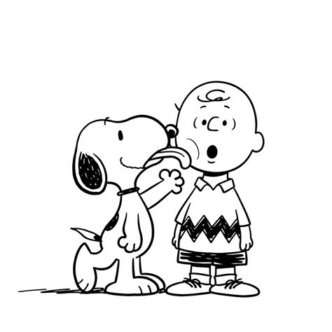 Snoopy Black And White Png