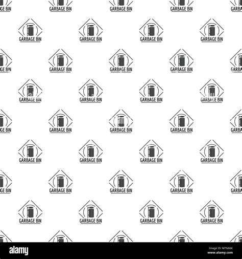 Bin Pattern Vector Seamless Stock Vector Image And Art Alamy