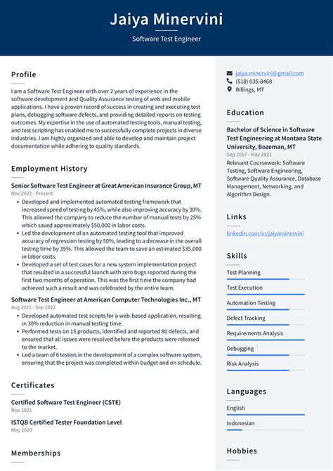 Netflix Software Test Engineer Resume Examples Resumecat