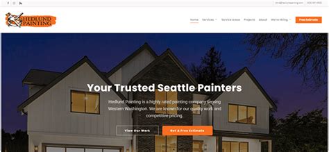 Best House Painting Website Designs I CyberOptik