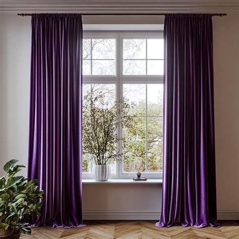 80 Colors Velvet Curtains For Living Room Custom Size Blackout