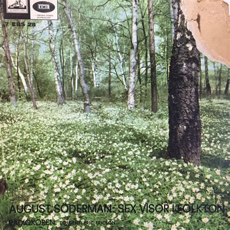 Radiokören Dirigent Eric Ericson August Söderman Sex Visor I Folkton Vinyl 7 45 Rpm Ep