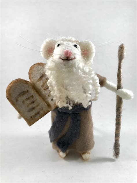 Moses The Mouse Etsy Handmade Pot Faux Cactus