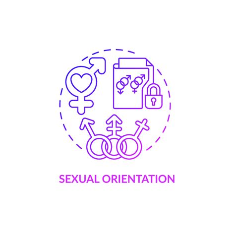 Sexual Orientation Purple Gradient Concept Icon 7002848 Vector Art At