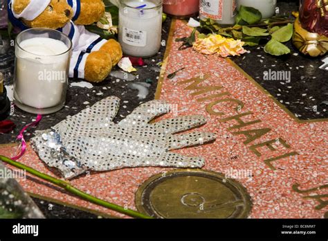 Michael Jackson Memorial Hollywood Walk Of Fame Los Angeles County