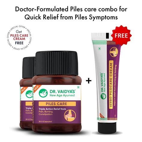 Ointment For Piles Care Piles And Hemorrhoid Cream From Dr Vaidyas