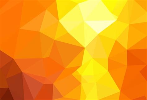 Orange Polygonal Abstract Background Premium Ai Generated Vector