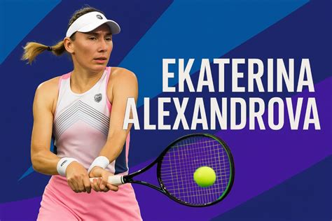 Ekaterina Alexandrova Ranking Wta Kariera I życie W Czechach