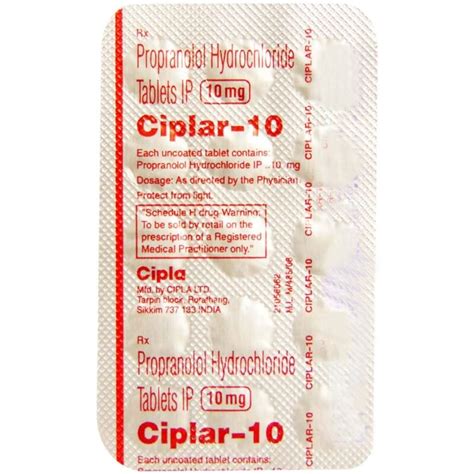 Ciplar 10 Tablet Davai24