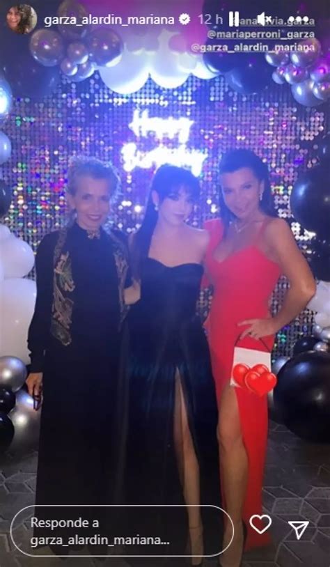 Así Fue El Vestido Y La Fiesta De Xv Años De María Hija De Mariana Garza