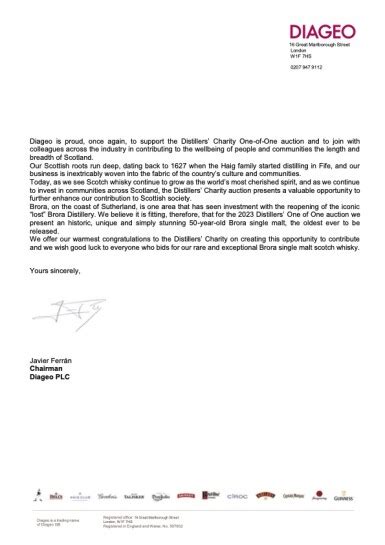 Brora Iris 50 Year Old 1972 1 Bt 15 Litre Exp The Distillers One Of One 2023 Sothebys