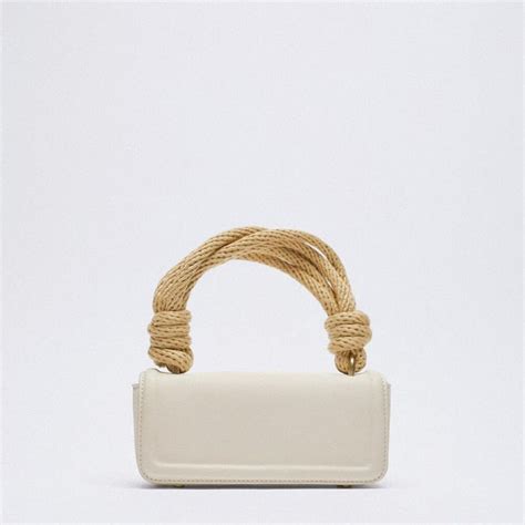 Light Beige Handbags Small Square Flap Drawstring Handle Summer New Style Rectangular Handbag