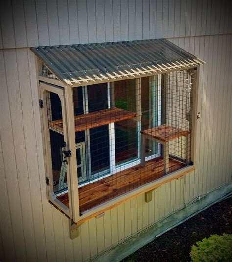 Catios Elwing Works Llc Cat Enclosure Cat Patio Outdoor Cat House