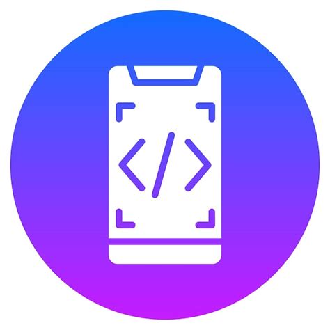 Smartphone Coding Vector Illustration Premium Vector