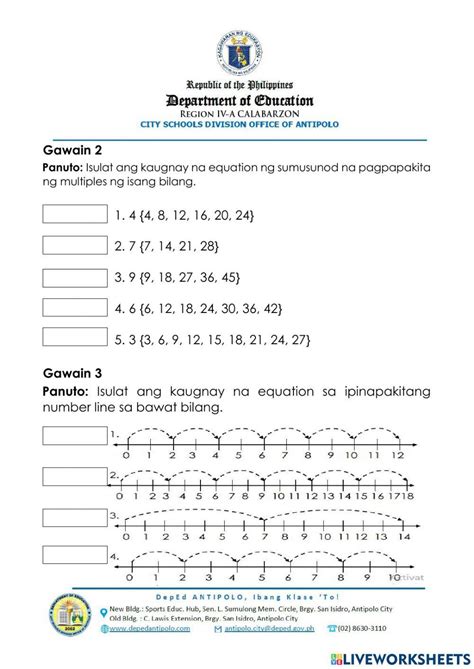 Q2math Gr2 Las Week 5 Worksheet Live Worksheets