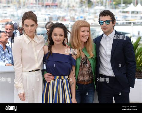 Riley Keough Sasha Lane Andrea Arnold And Shia Labeouf Attending The
