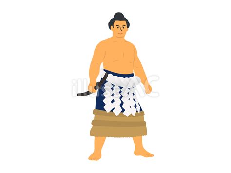 相撲する人／カラーイラスト No 25525331｜無料イラスト・フリー素材なら「イラストac」