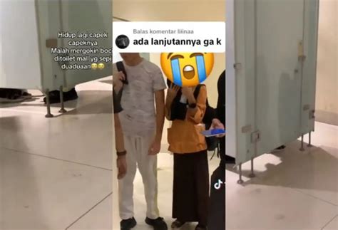 Klarifikasi Video Viral 2 Pelajar Berduaan Di Toilet Mall Sebut Bantu Si Cewek Karena Mendengar