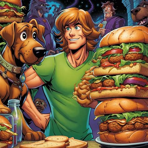 Scooby Doo Shaggy Eating