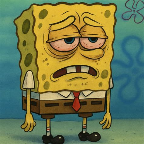 Spongebob Tired Blank Template Imgflip