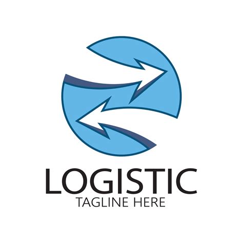 Logistics Logo Icon Illustration Vector Design Distribution Symbol