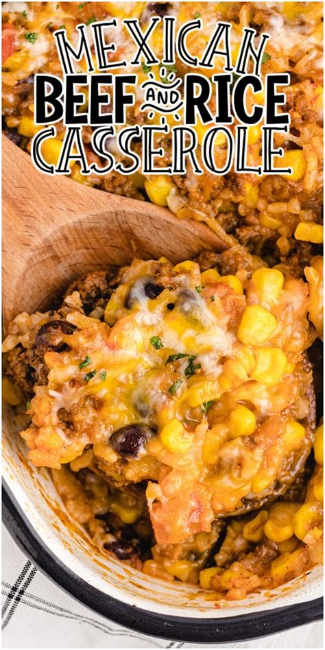 Mexican Beef And Rice Casserole Dinner The Best Blog Recipes