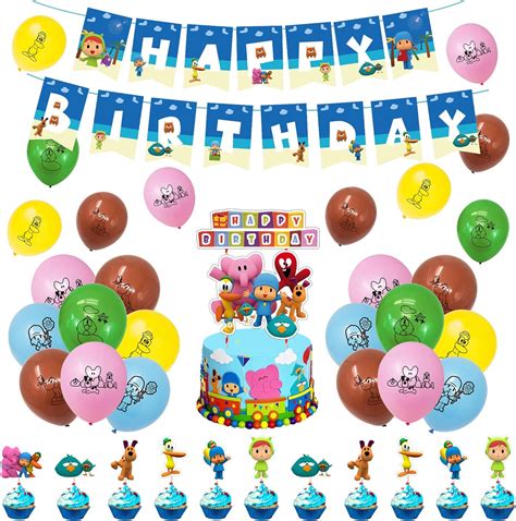 Party Supplies Pocoyo Cake Topper Pocoyo Birthday Decorations Pocoyo