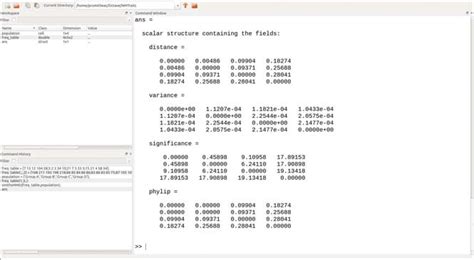 displaying all matrices produced by the smithsmmd m function