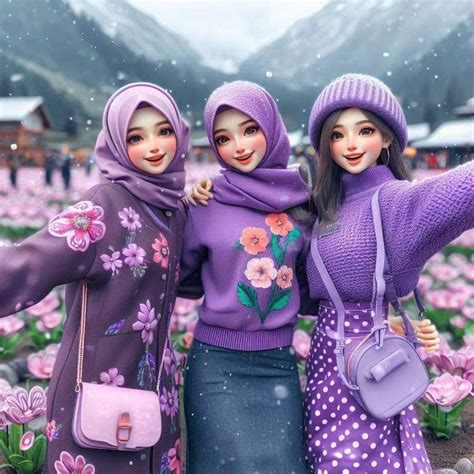 Gambar Lucu Kartun Hijab
