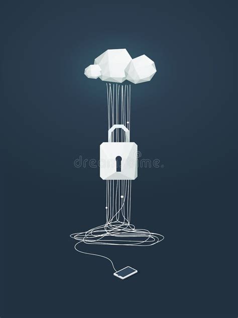 Cloud Computing Lock Stock Illustrations 21832 Cloud Computing Lock