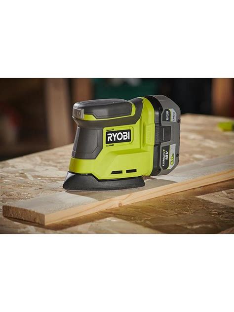 Ryobi Rps18 0 18v One Cordless Corner Palm Sander Bare Tool Very