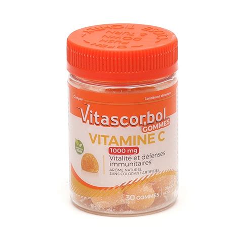 Gummies Vitascorbol Vitamine C 1000 Mg Vitalité Et Immunité
