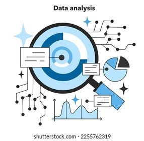 Data Analysis Artificial Neural Network Application Stock Vector Royalty Free