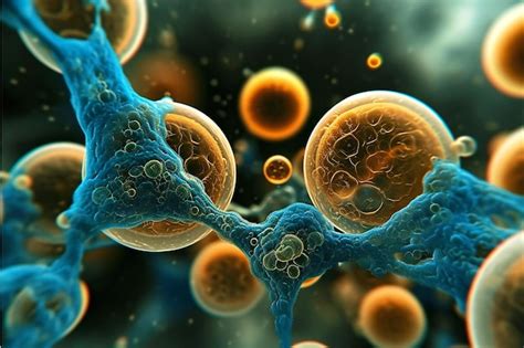 Premium Photo Microscopic View Stem Cells