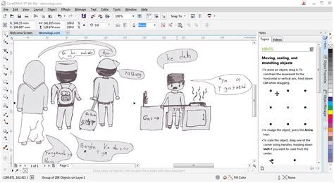 Tutorial Cara Membuat Komik Dengan Coreldraw Photoshop And Ilustrator Teksnologi