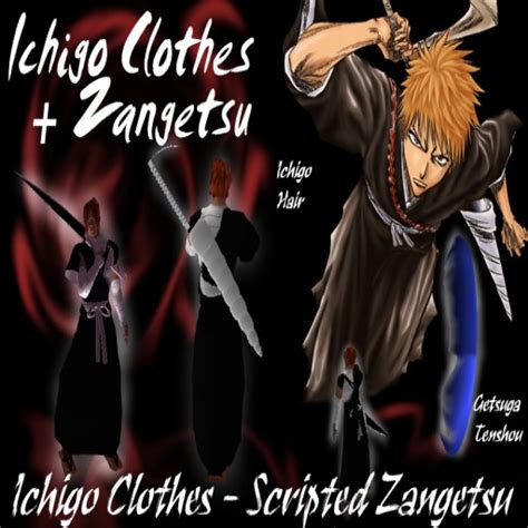 Second Life Marketplace Ichigo Clothes Zangetsu