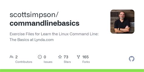 Github Scottsimpsoncommandlinebasics Exercise Files For Learn The