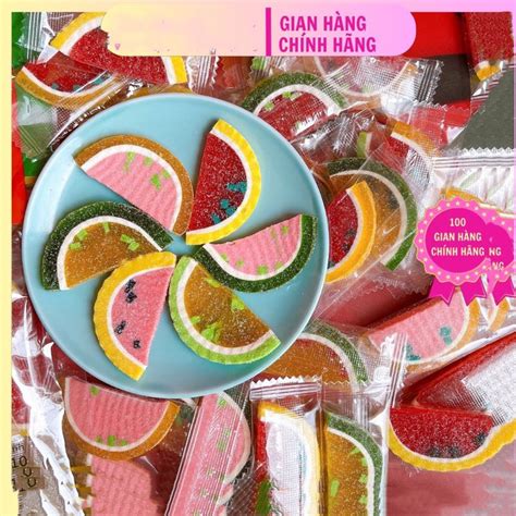 Cny Candy Sugar Coated Watermelon Marshmallows Real Photo Taken By