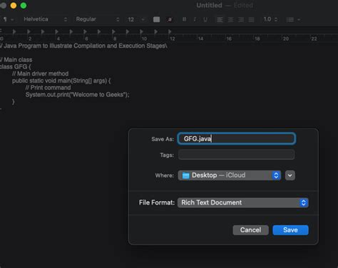 Java Program Compilation And Execution