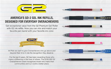 Pilot G2 Gel Ink Refills Fine Point 07 Mm G2 Pen