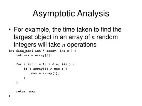 Ppt Asymptotic Analysis Powerpoint Presentation Free Download Id3802584