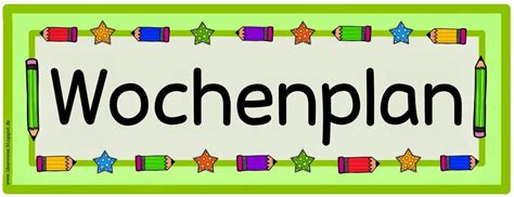 Deckblatt Wochenplan Vorlage Für Wochenplan • Gpaedde Ausmalbilderfurkinderde