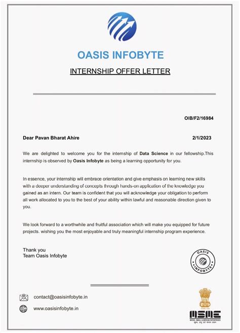 Pavan Ahire On Linkedin Connections Datascience Oasisinfobyte Intern