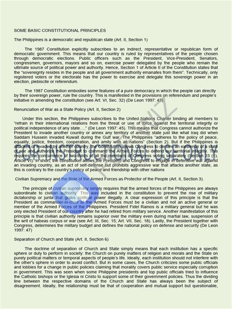 D Some Basic Constitutional Principle2 Pdf Naturalization Elections