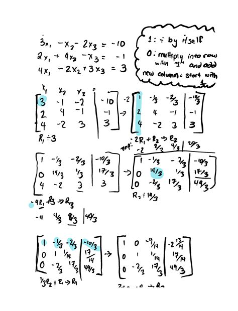 Maths Notes Matrices Help And Tips For Matrices T S O Ti 2x 4 2 Xz I 0 Multiply Into Row Maths Notes Matrices Help And Tips For Matrices T S O Ti 2x 4 2 Xz I 0 Multiply Into Row