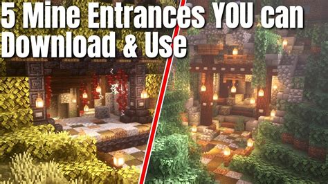 10 Amazing Mine Entrance Design Ideas For Minecraft Tbm Thebestmods